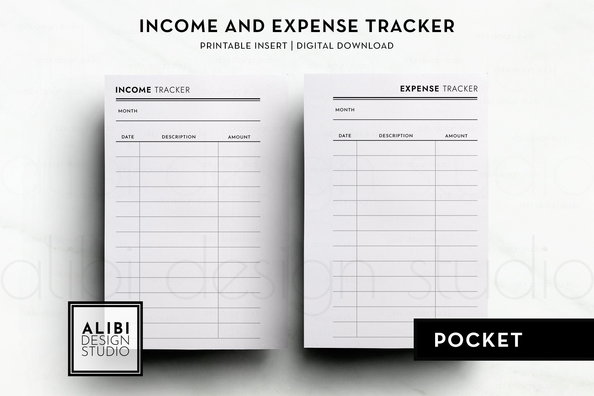 Pocket Budget Planner Expense Tracker Income Tracker | Etsy