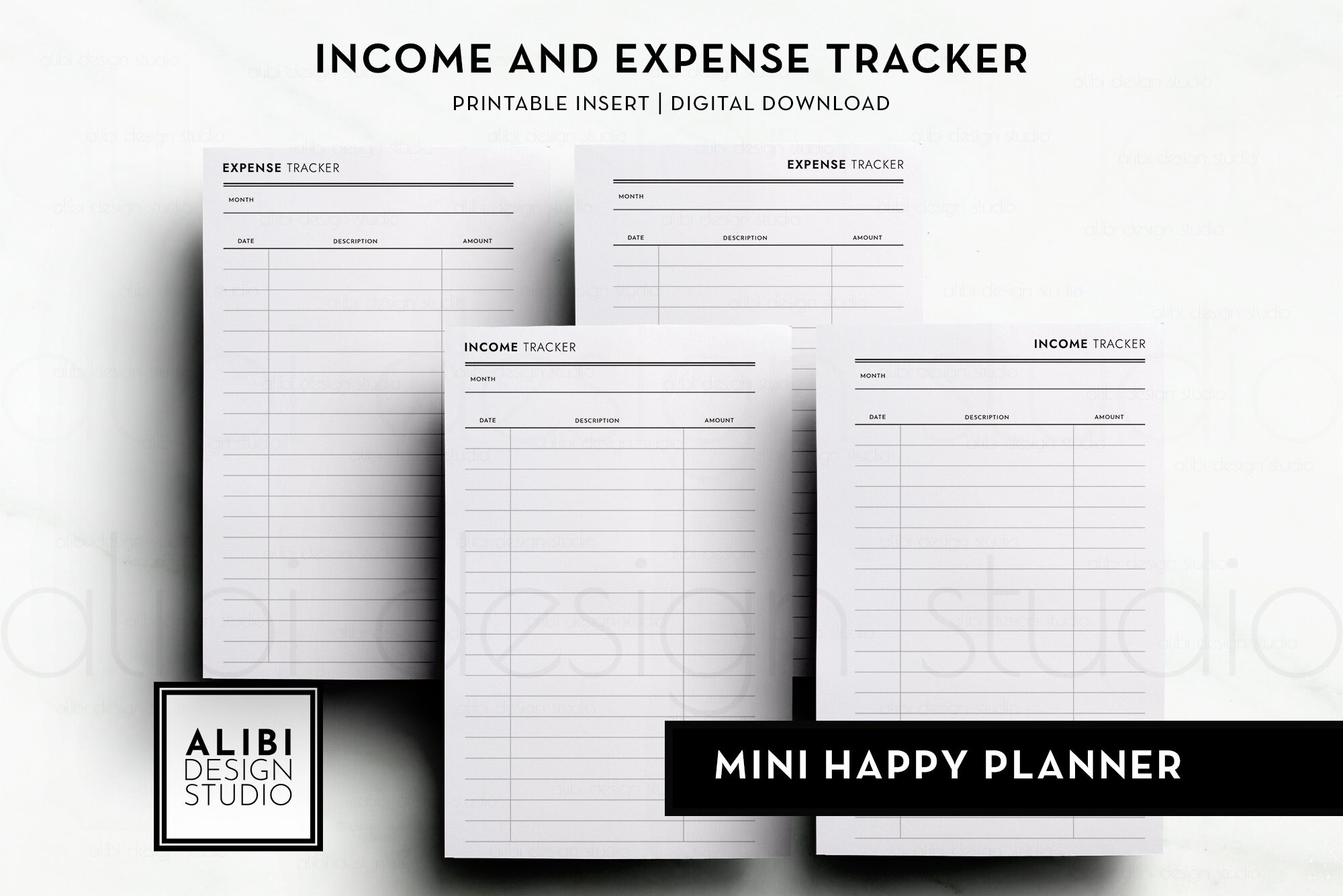 HP MINI Budget Planner Expense Tracker Income Tracker | Etsy