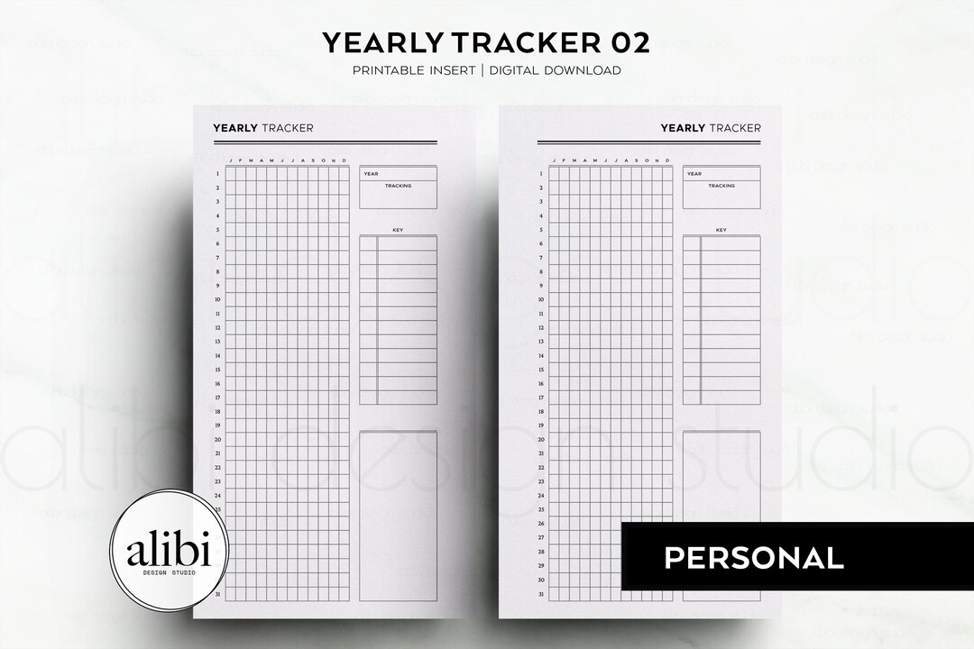 Personal Year Tracker Habit Tracker Mood Tracker Period Tracker ...