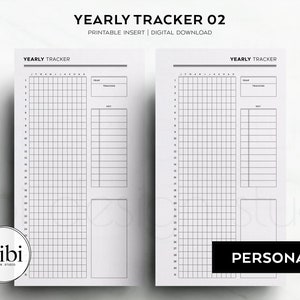 Personal Year Tracker Habit Tracker Mood Tracker Period Tracker ...