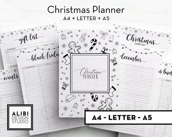 Christmas Planner Printable Christmas Planner Pages - Etsy