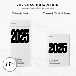 2025 Printable Planner Dashboard - 2025 Printable Digital Download - Etsy