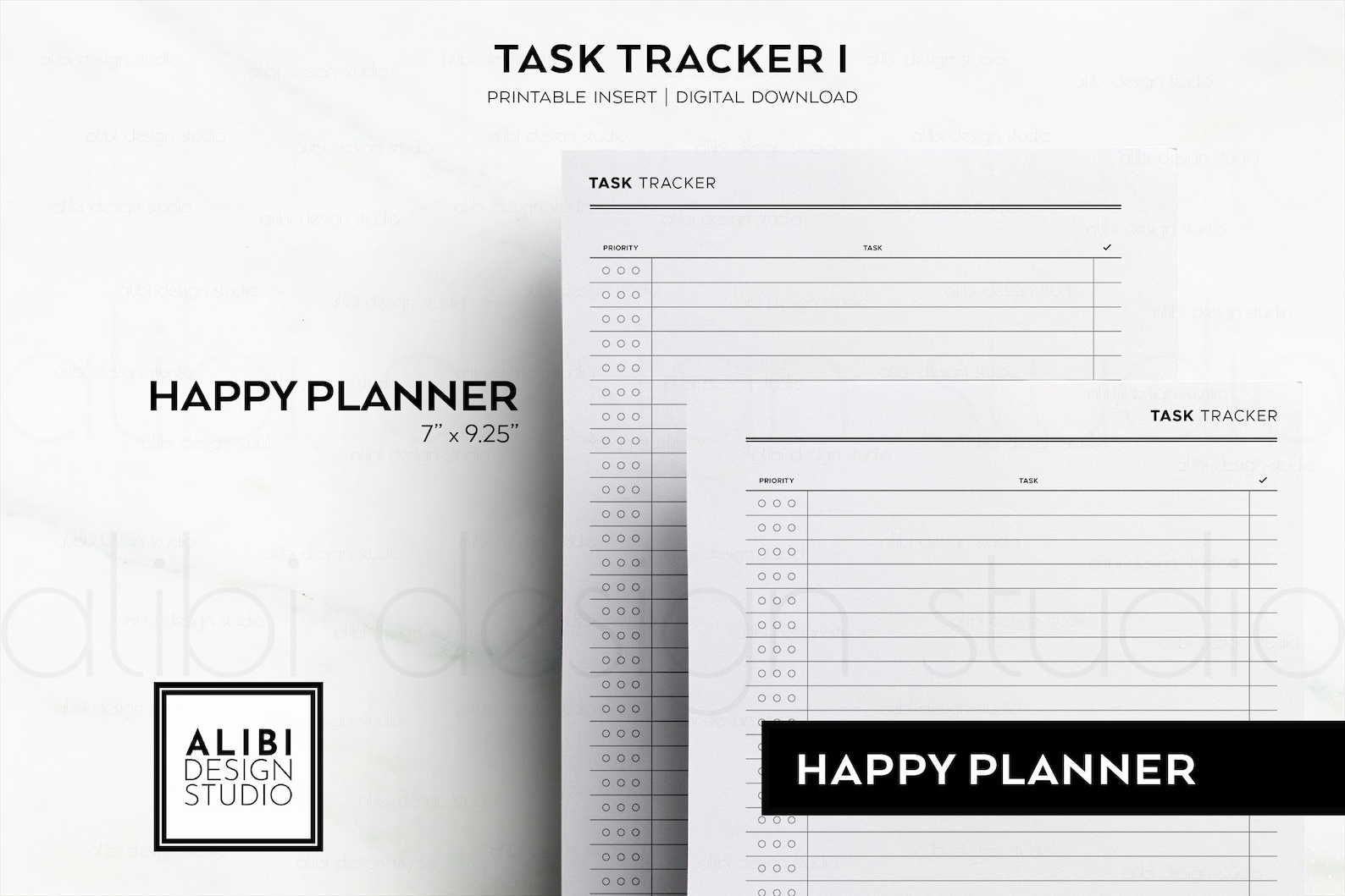Happy Planner Task Tracker Task Triage Project Planner Task Management ...
