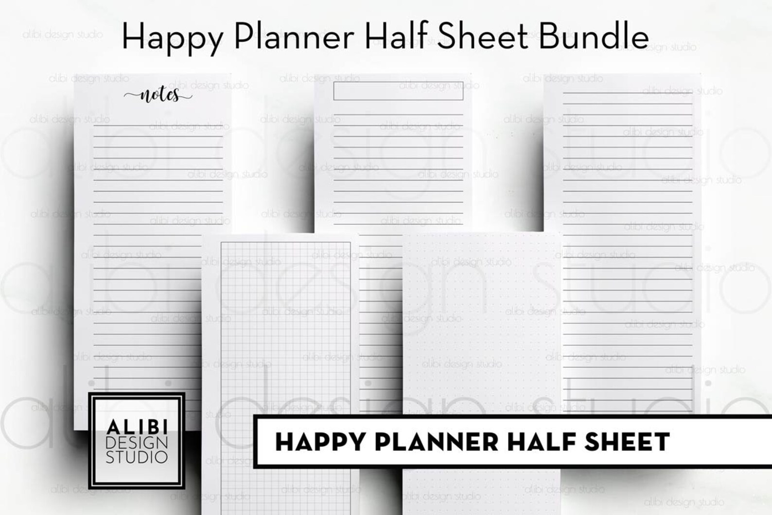 Skinny Classic Happy Planner Starter Bundle Daily Planner - Etsy
