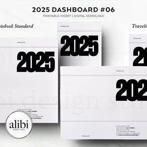 2025 Printable Planner Dashboard 2025 Printable Digital Download - Etsy
