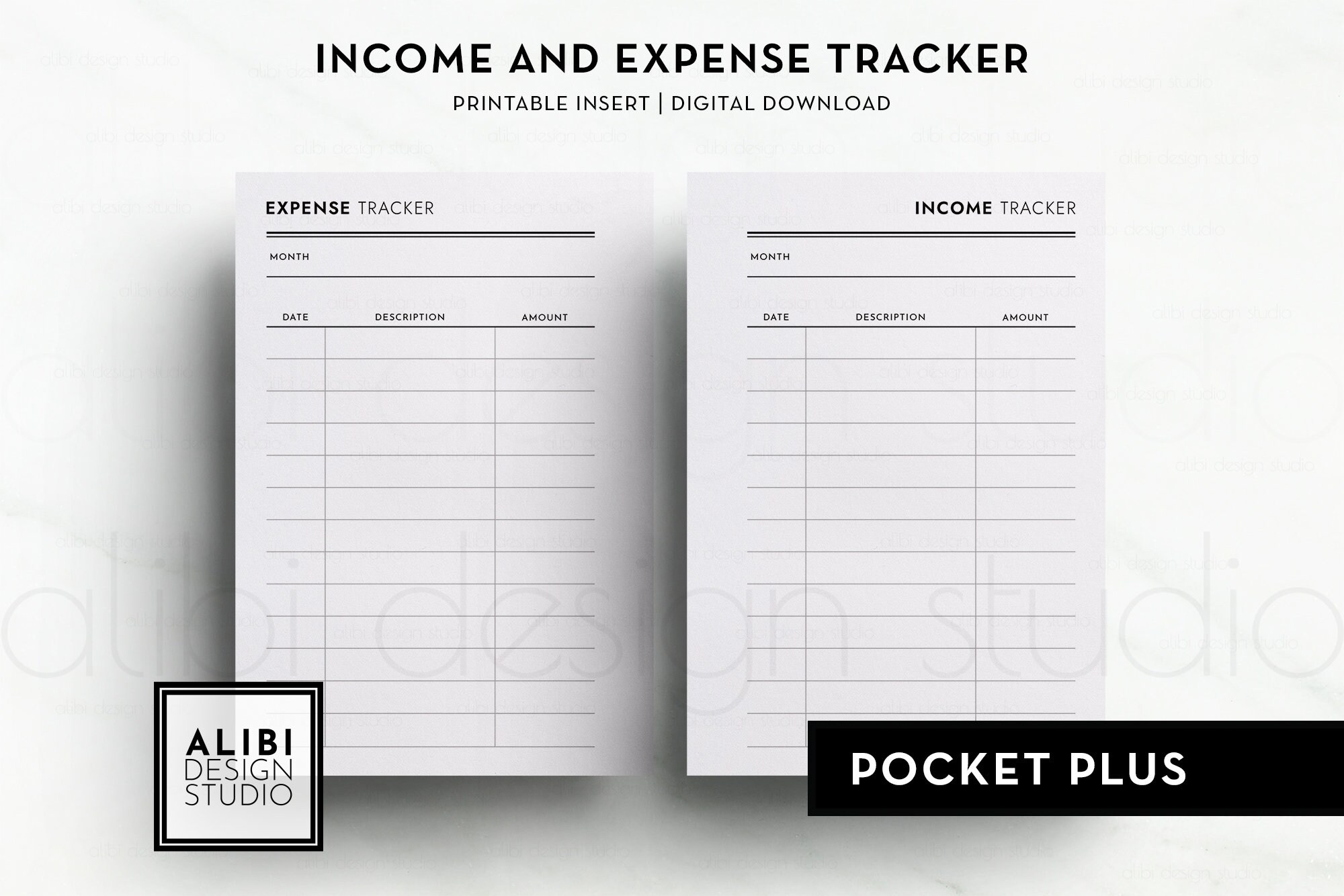Pocket Plus Budget Planner Expense Tracker Income Tracker | Etsy