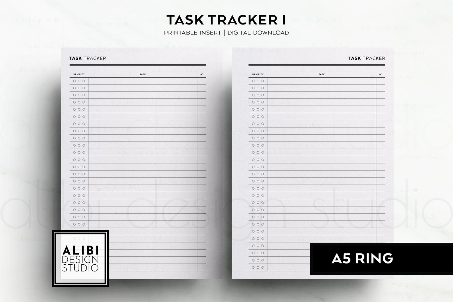 A5 Task Tracker Task Triage Project Planner Task Management - Etsy