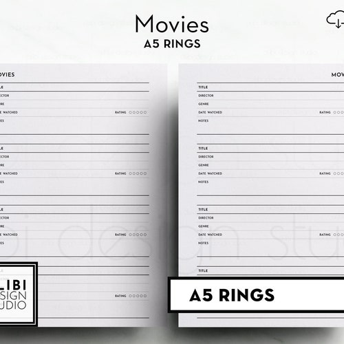 A5 Inserts Project Planner Tracker Printable Project - Etsy