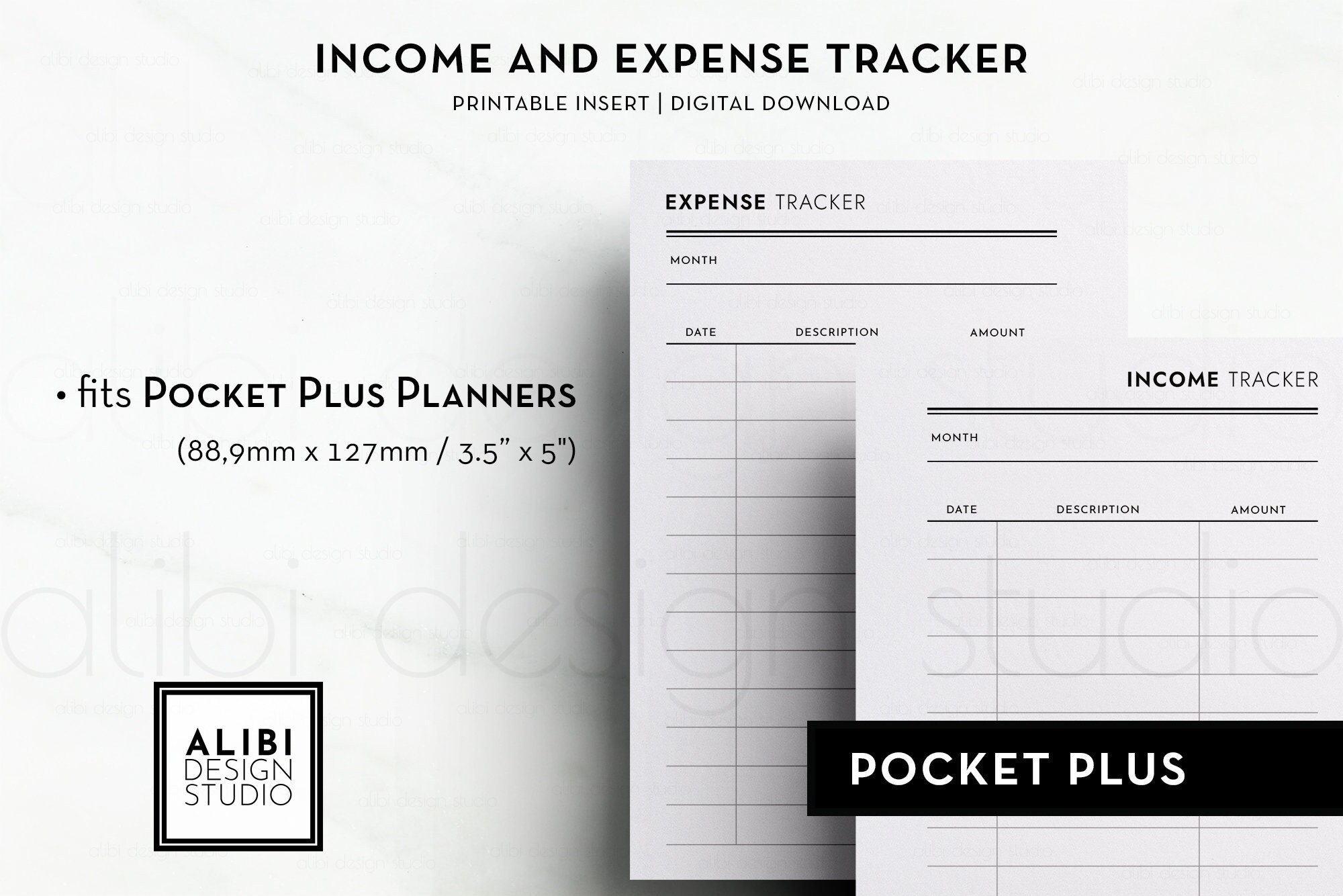 Pocket Plus Budget Planner Expense Tracker Income Tracker | Etsy