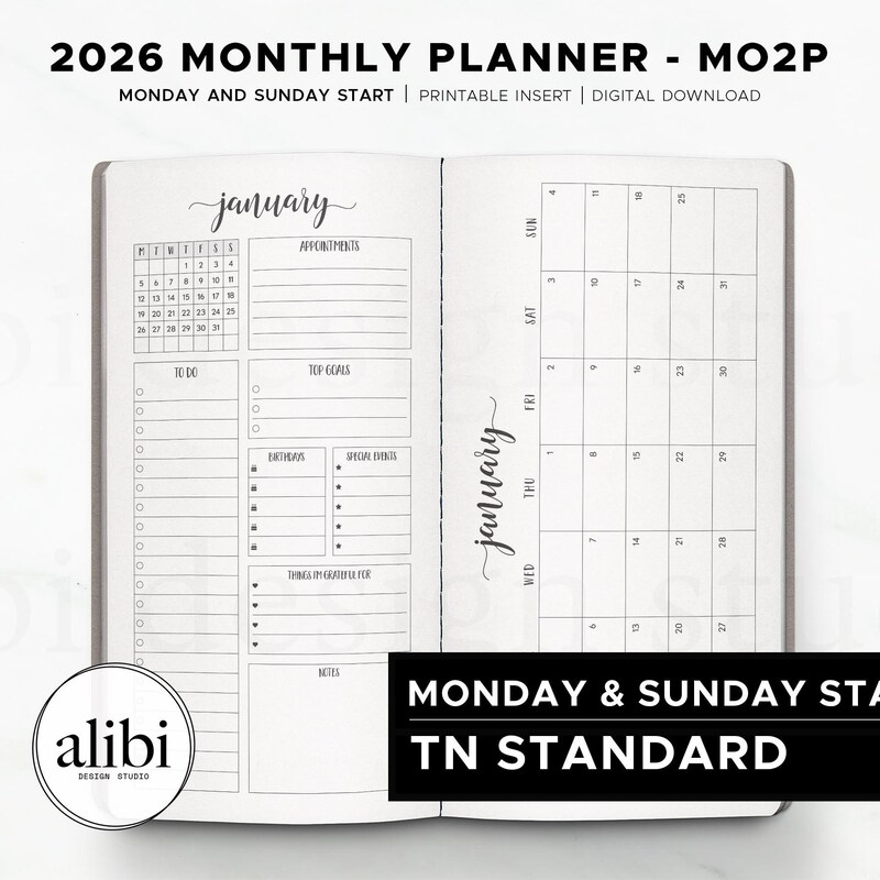 2026 Midori Planner - Etsy UK