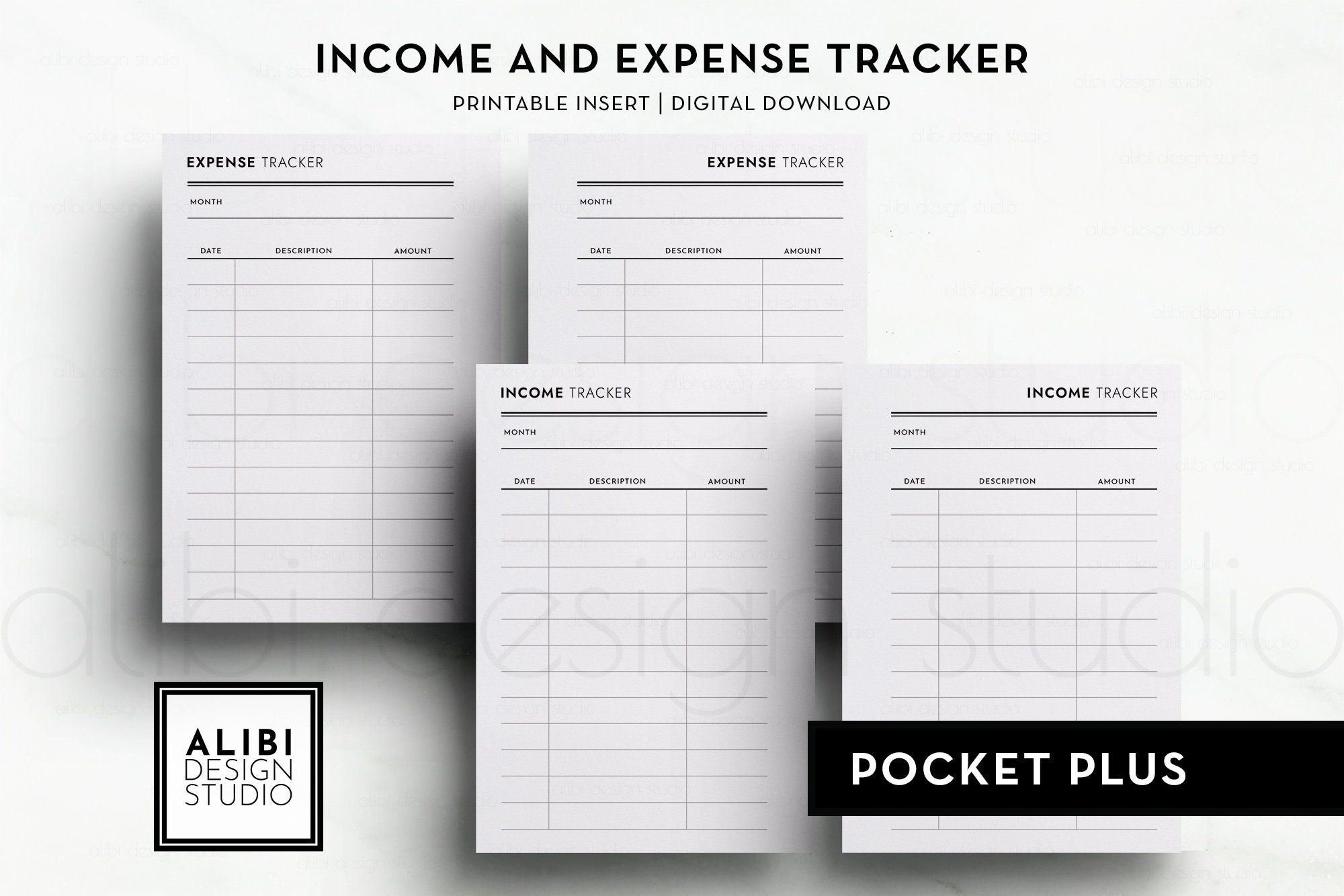 Pocket Plus Budget Planner Expense Tracker Income Tracker | Etsy
