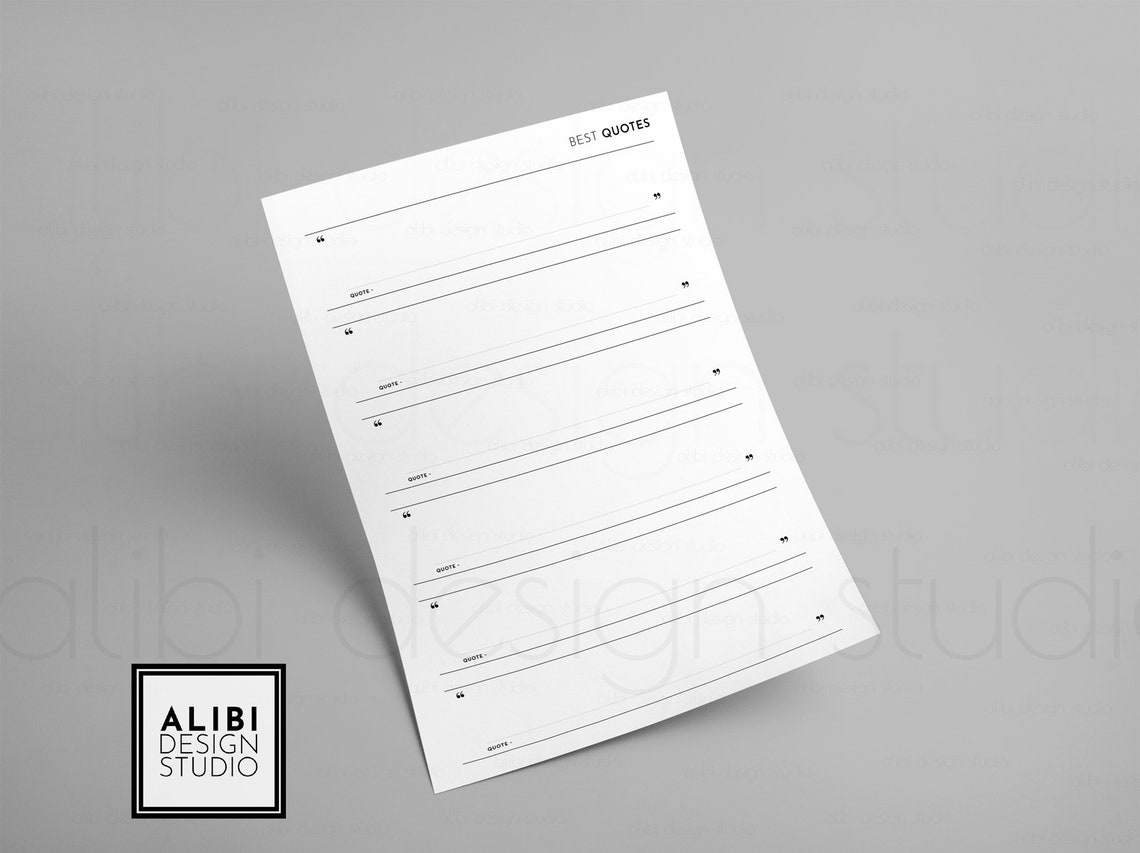 A4 Letter Size Printable Best Quotes Inspirational Quotes - Etsy