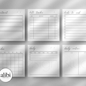 Printable Sticky Notes, Printable Planner Cards - 24 Designs ...