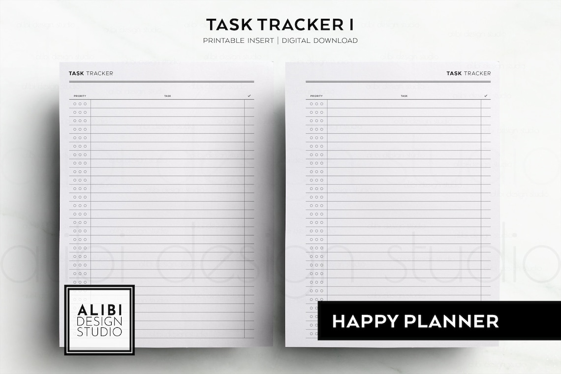 Happy Planner Task Tracker Task Triage Project Planner Task - Etsy