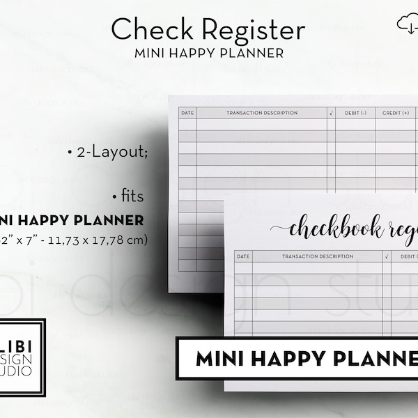 Checkbook Register - Etsy