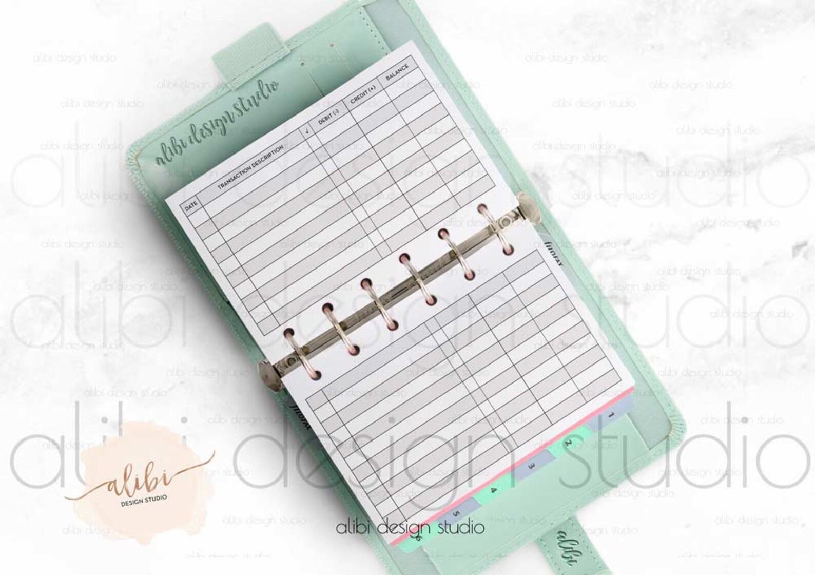 Pocket Checkbook Register Finance Planner Budget Planner | Etsy