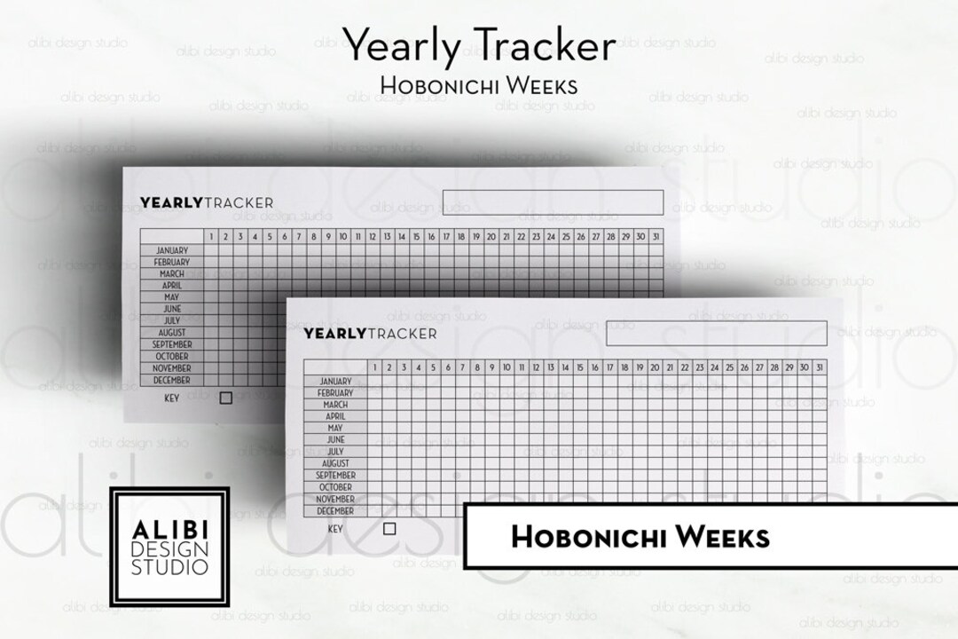 Hobonichi Weeks Tracker Habit Tracker Mood Tracker Hobo Weeks - Etsy UK