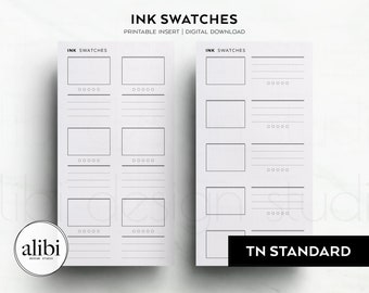 Yarn Swatch Cards Printable Wool Swatch Card Yarn Sampler - Etsy