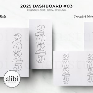2025 Printable Planner Dashboard 2025 Printable Digital Download - Etsy