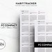FC Compact Habit Tracker Monthly Planner Franklin Covey Compact ...