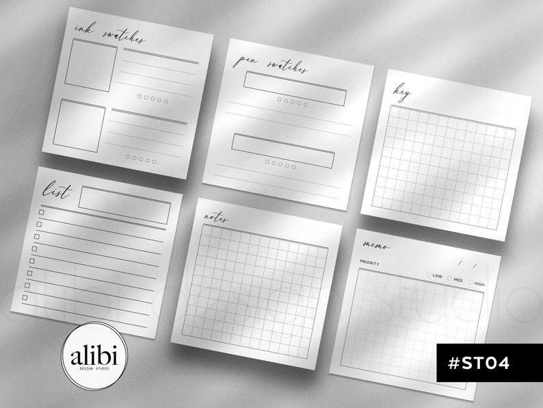 Printable Sticky Notes Planner Cards Travelers Notebook - Etsy Printable Sticky Notes Planner Cards Travelers Notebook - Etsy