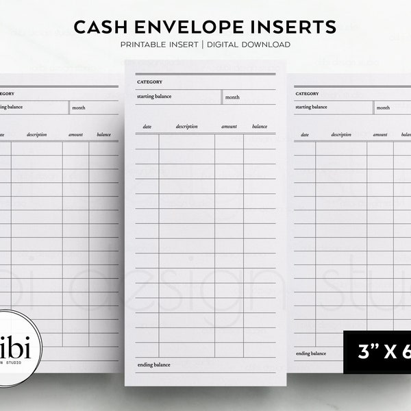 Cash Envelope System - Etsy