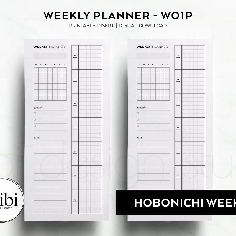 Kinbor Weekly Planner - Etsy
