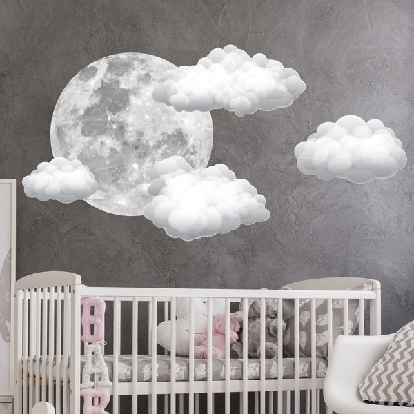 Cloud Decal - Etsy