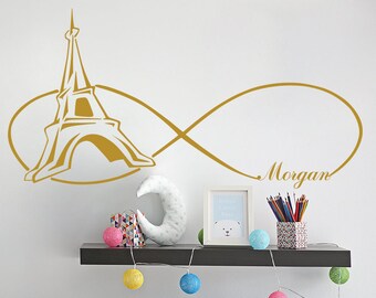 Paris Name Decal - Etsy
