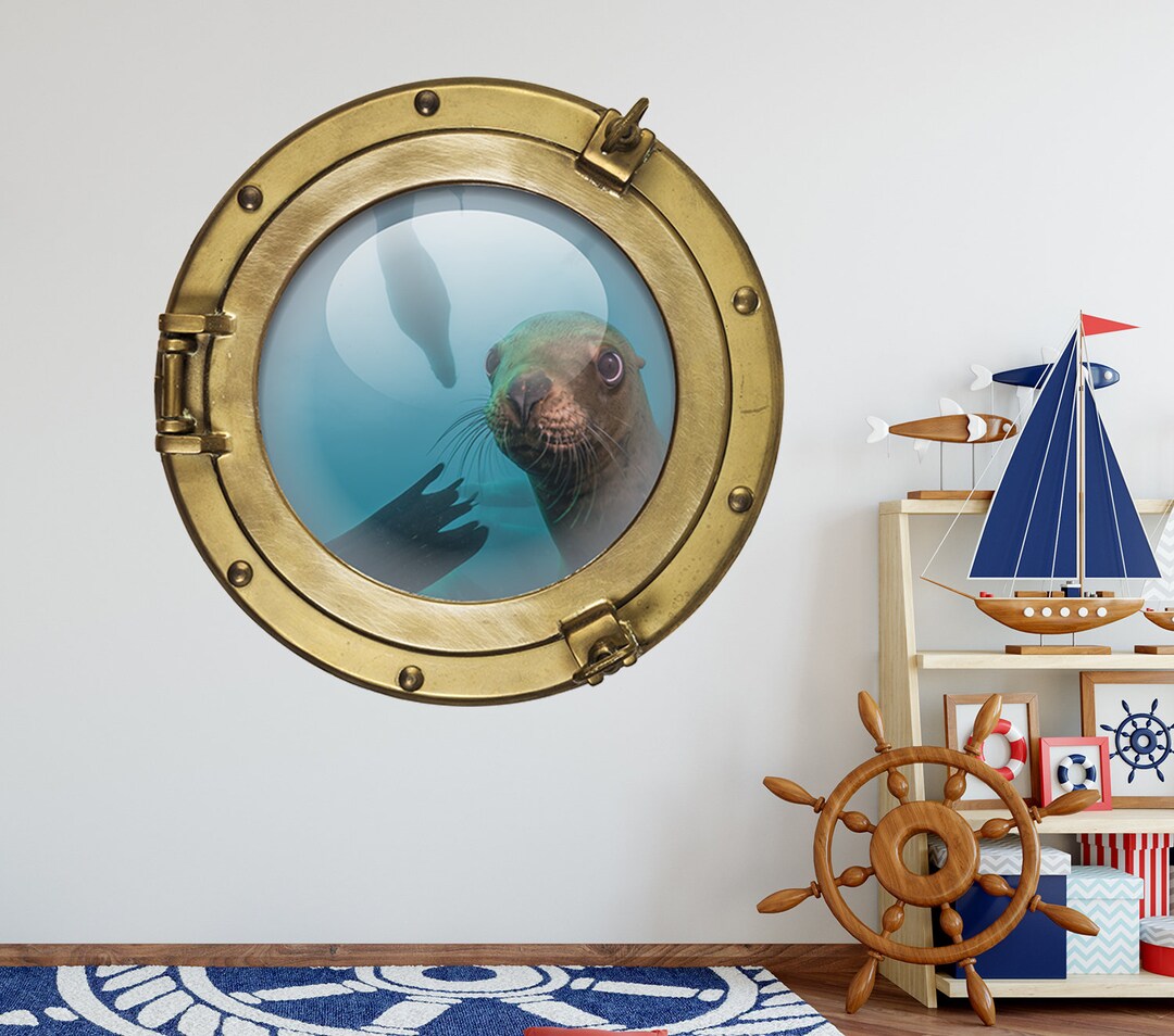 Porthole Wall Decal. Porthole Window Wall Decor. Nautical - Etsy Australia