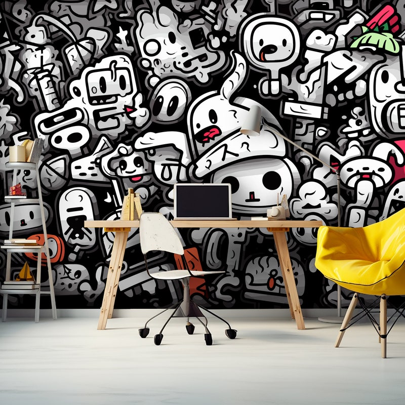 Sticker Wallpaper - Etsy
