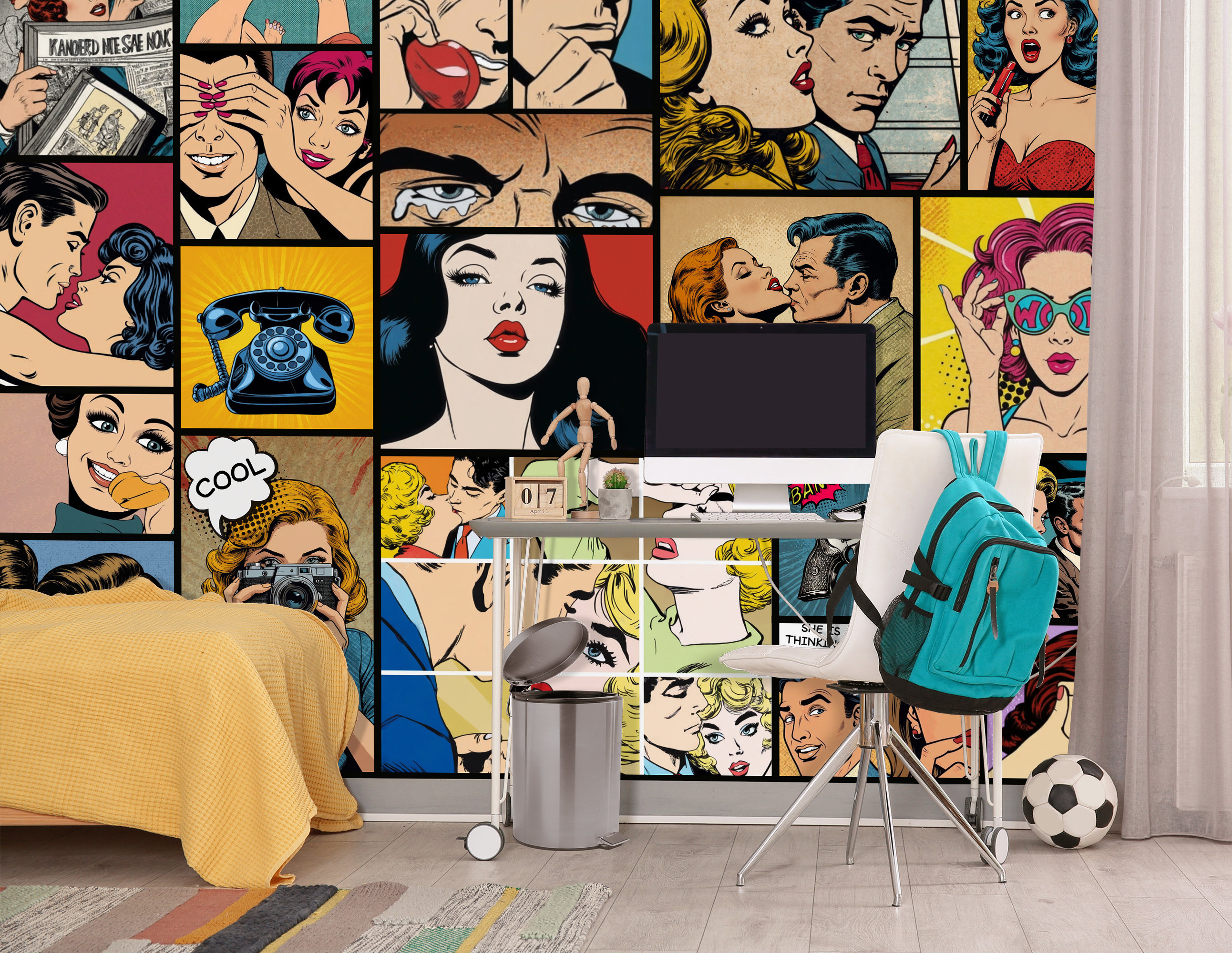 Retro Comic Wallpaper