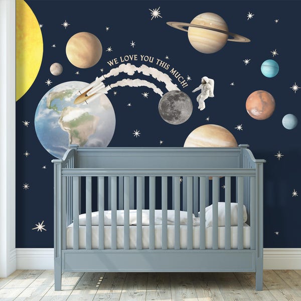 Large Planet Decal - Etsy