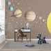 Space Decals With Custom Stars for Playroom, Realistic Scale Solar ...