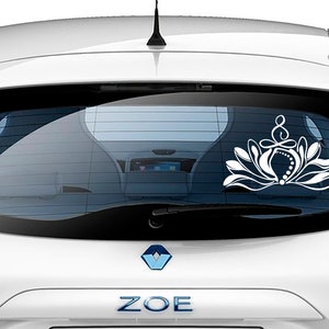 Lotus Car Decals, Boho Decor, Lotus Mandala Decal, Mandala Car Decal ...