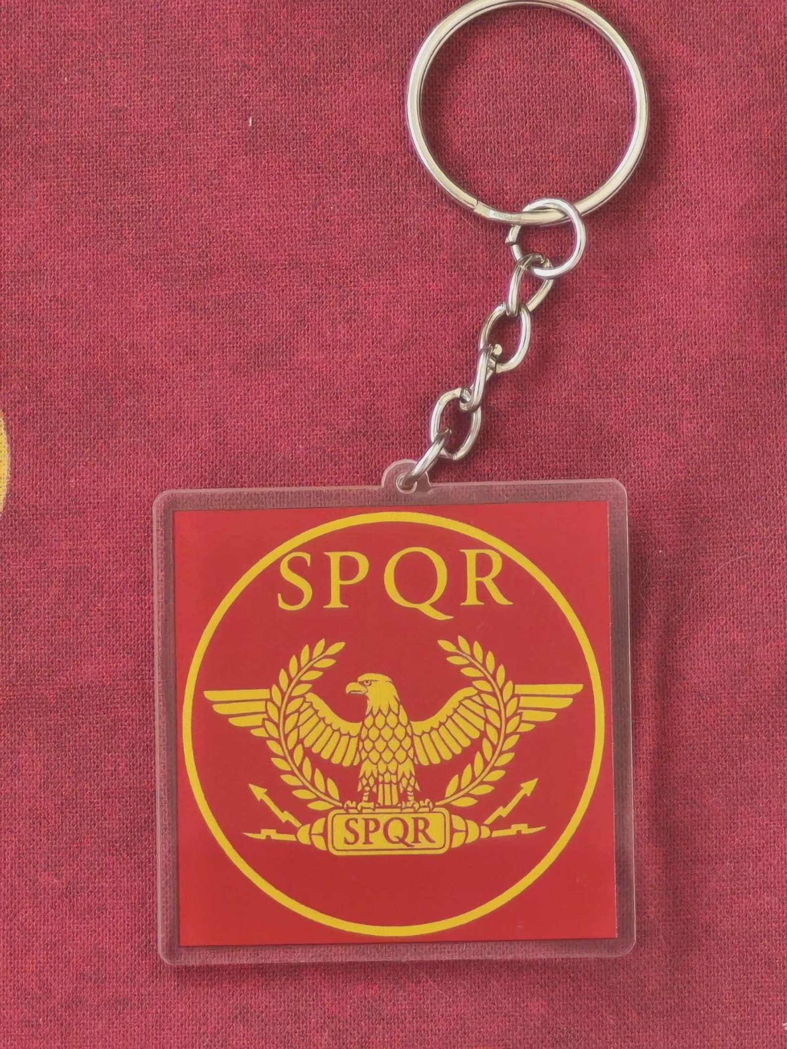 Handmade Keychain "spqr - Ancient Rome" - Etsy