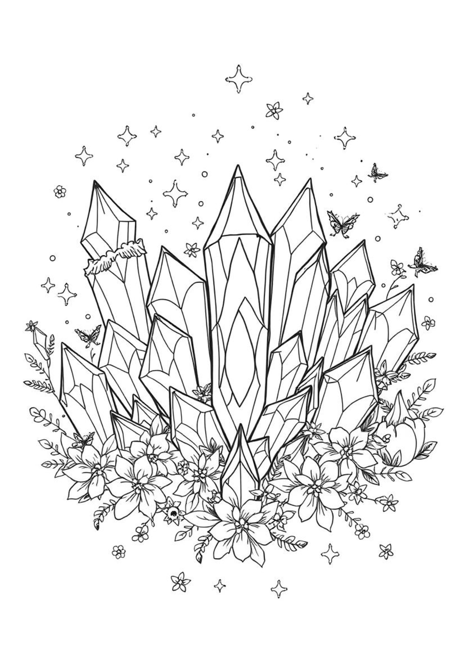 Witchy Coloring Book: 10 Magical Printable Pages (PNG Download) - Etsy