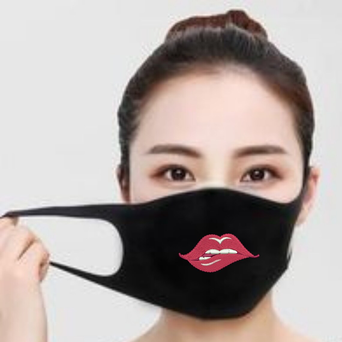 Lips Embroidery Design Mouth Embroidery Pattern Smile - Etsy