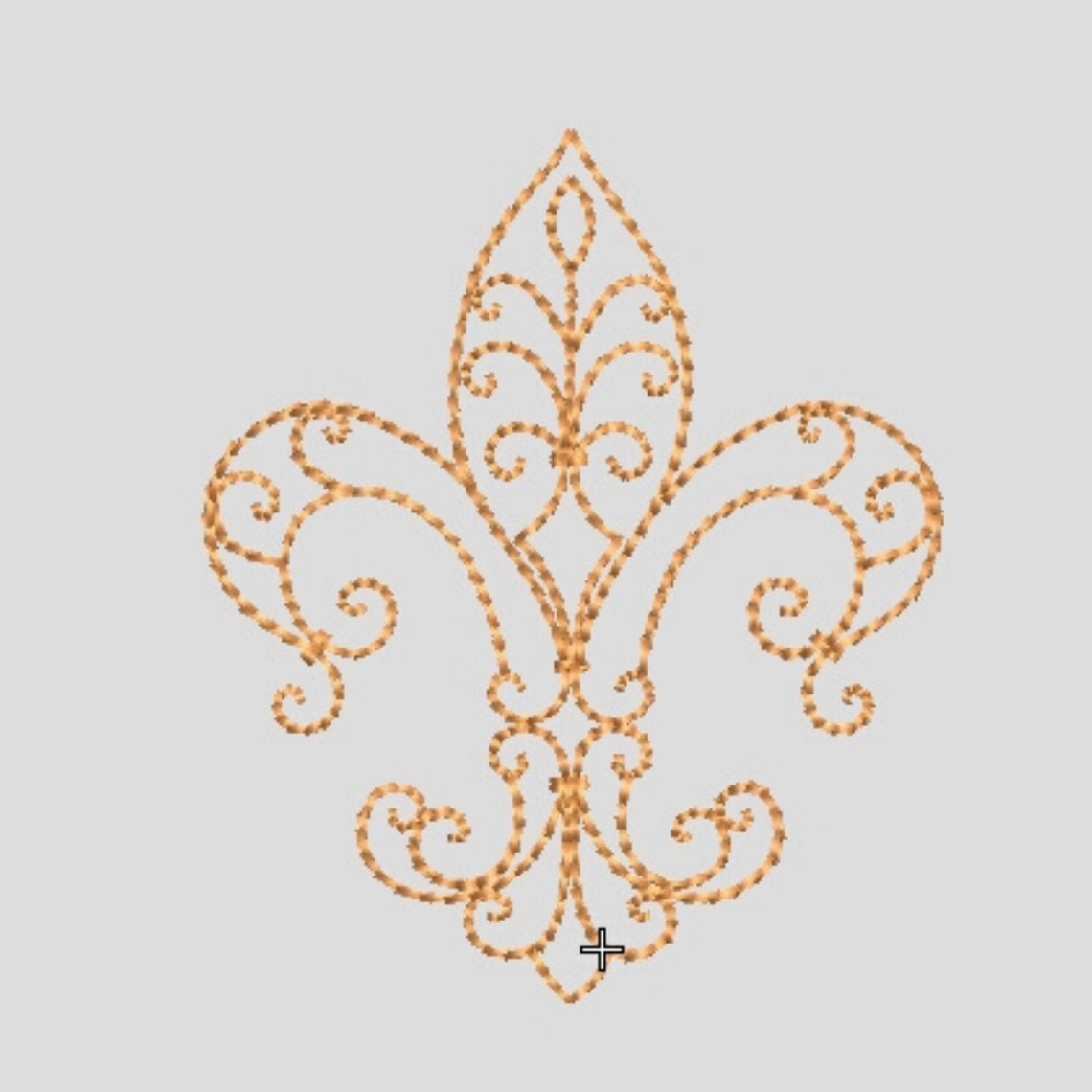 Embroidery Design Royal Lily, Mini Fleur De Lis Machine Embroidery ...