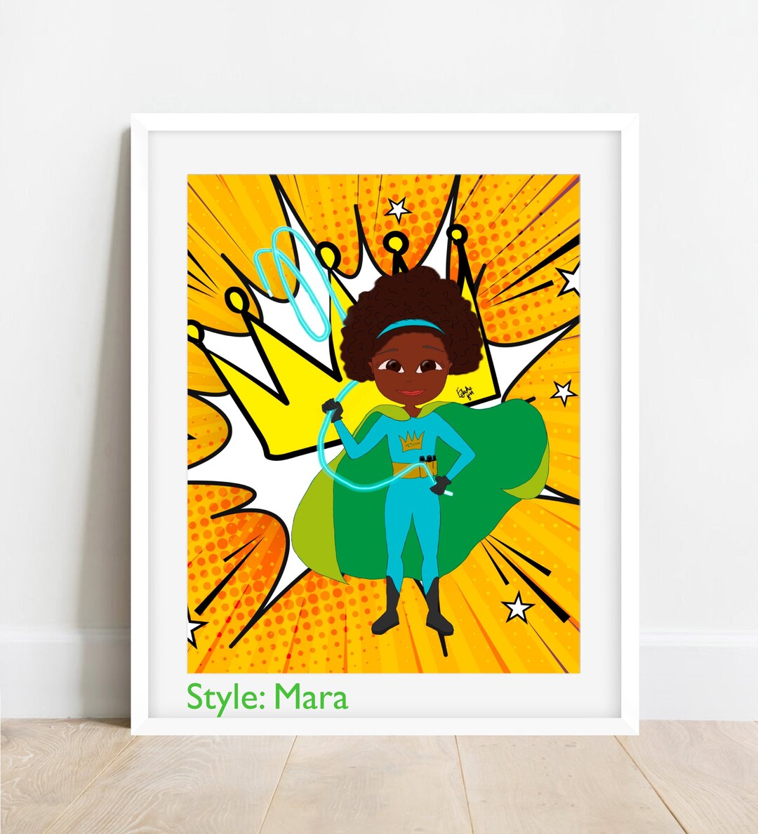 Black Girl Magic Hero Art | Inspirational Prints Poster | Customised ...