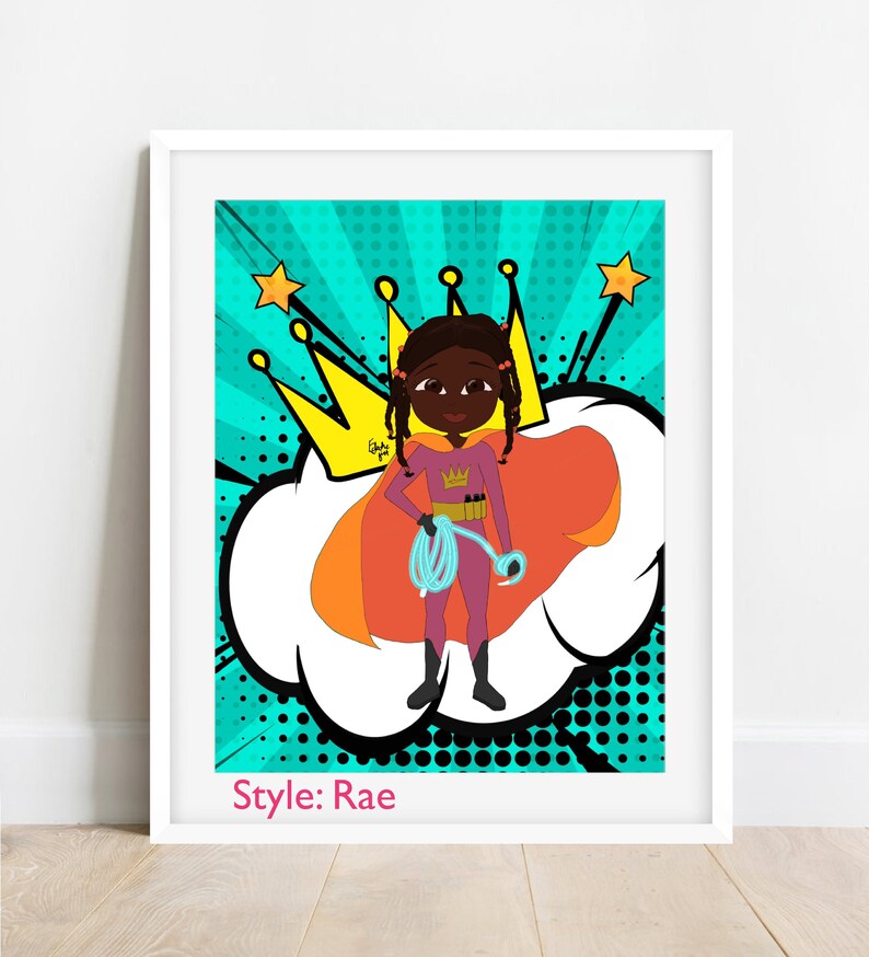 Black Girl Magic Hero Art Inspirational Prints Poster - Etsy