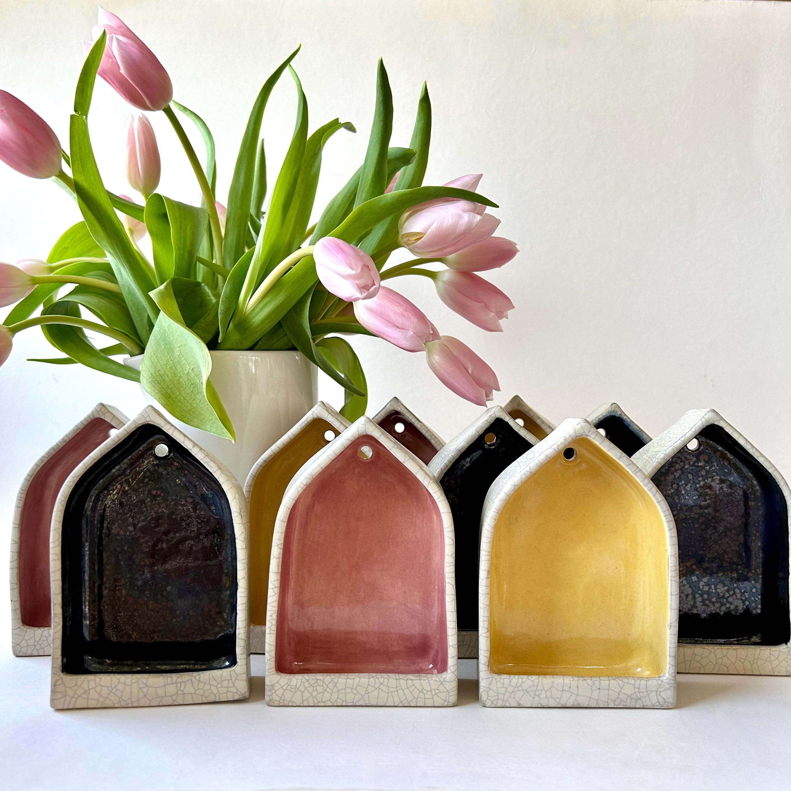 Small Ceramic Shrines, Vintage Inspired Shrines, Wall Niches, Ceramic ...