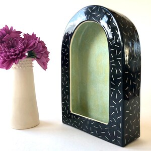Contemporary Shrines, Ceramic Shrines, Handmade Wall Shelf, Wall Candy ...