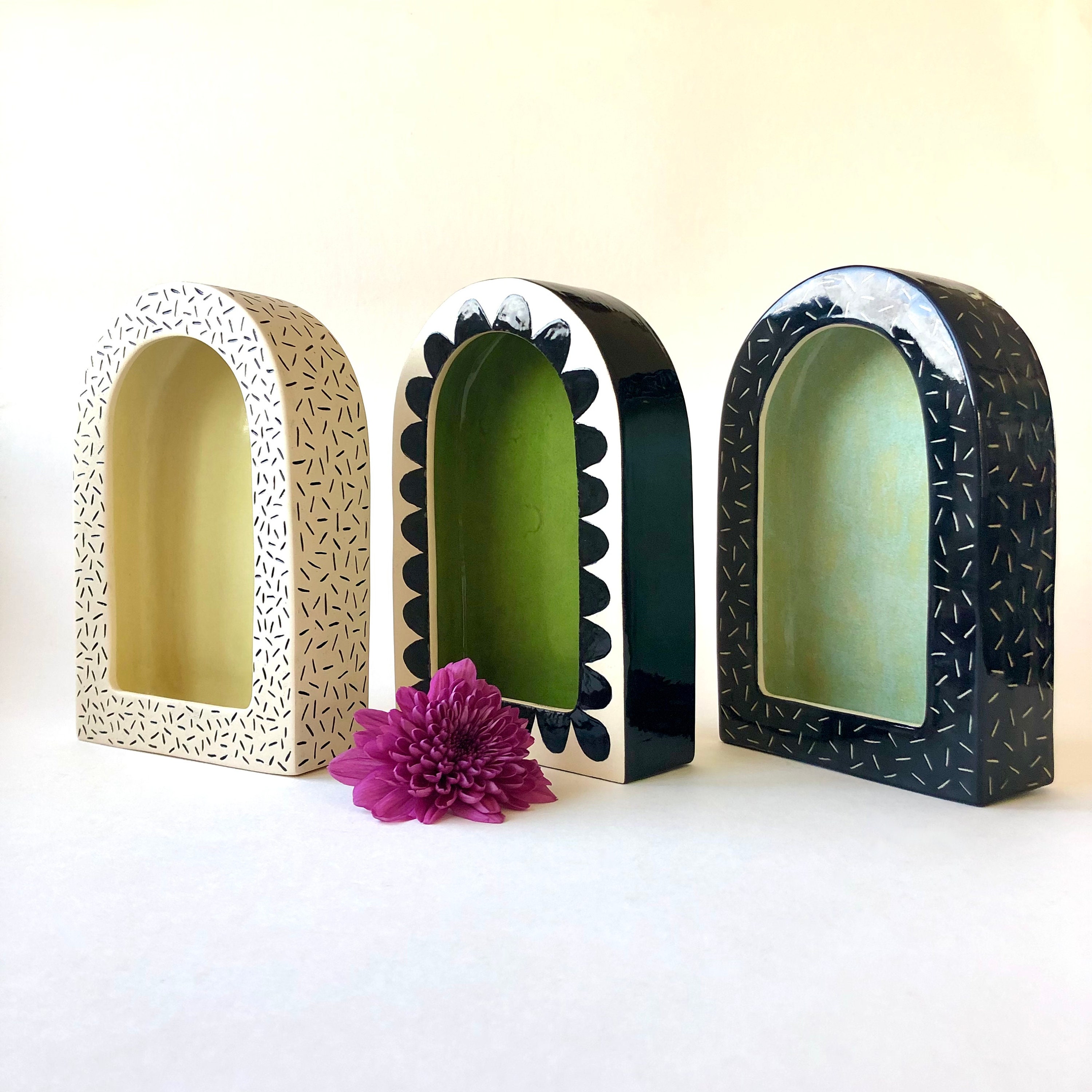 Contemporary Shrines, Ceramic Shrines, Handmade Wall Shelf, Wall Candy ...