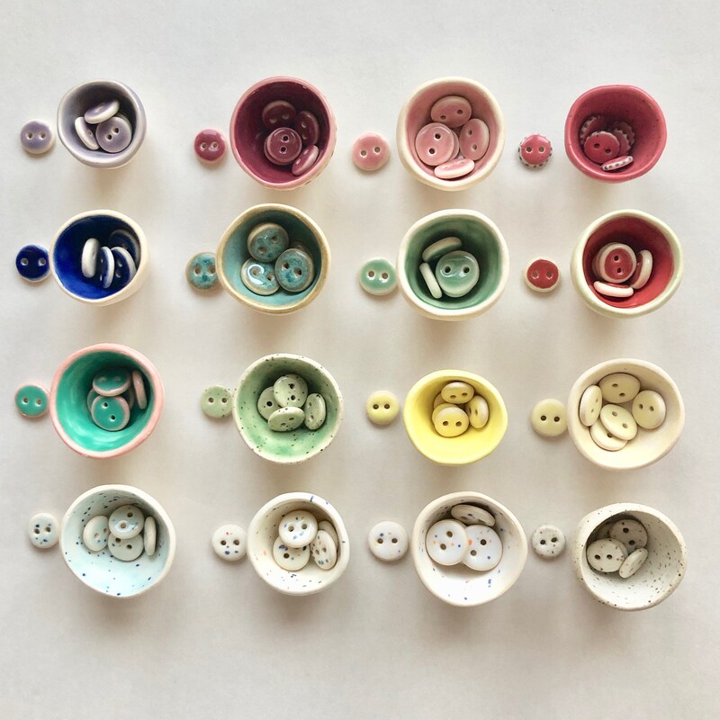 Ceramic Buttons - Etsy