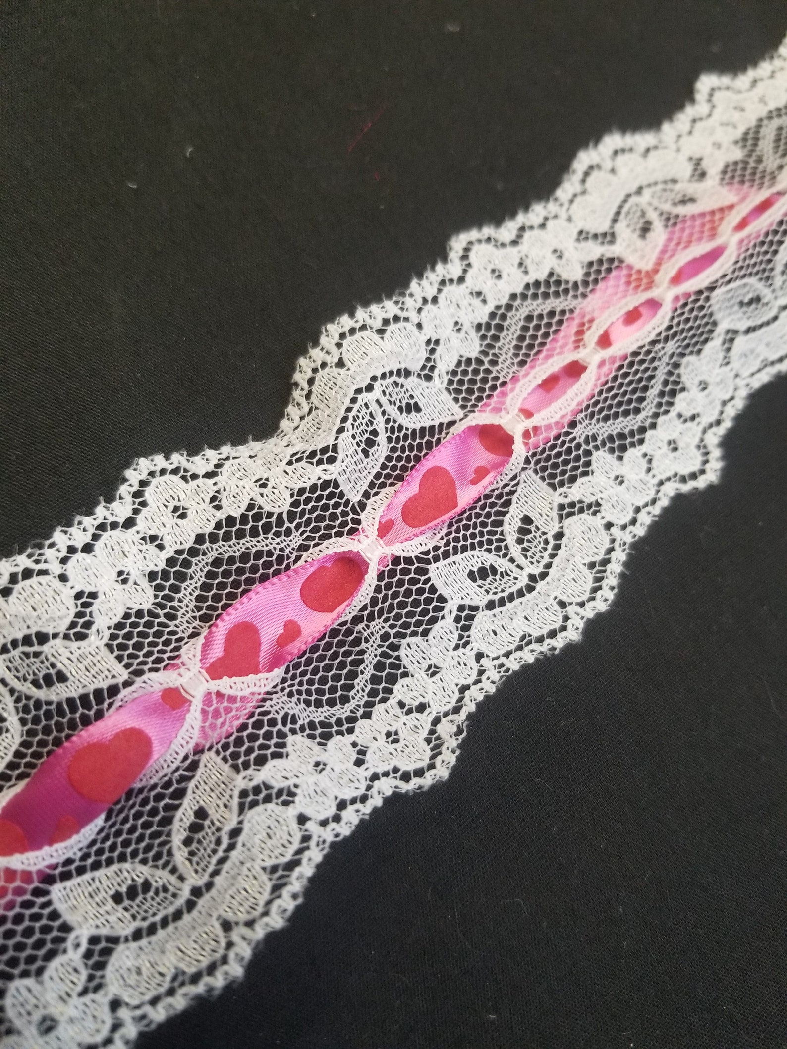 Threading Eyelet Lace 2 Inch Wide Scalloped White Trim Floral - Etsy