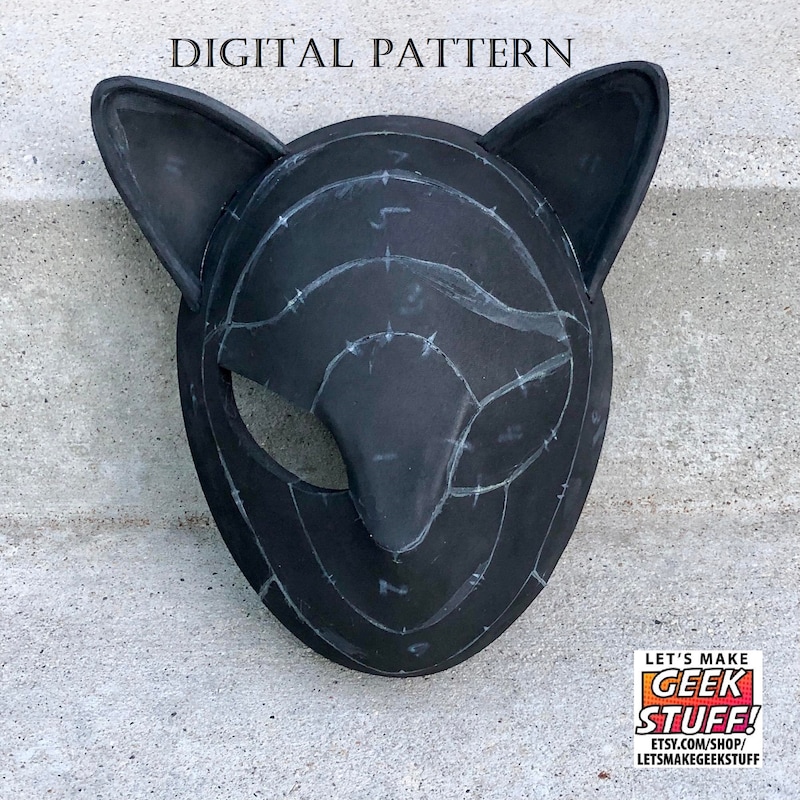 Therian Mask Template - Etsy
