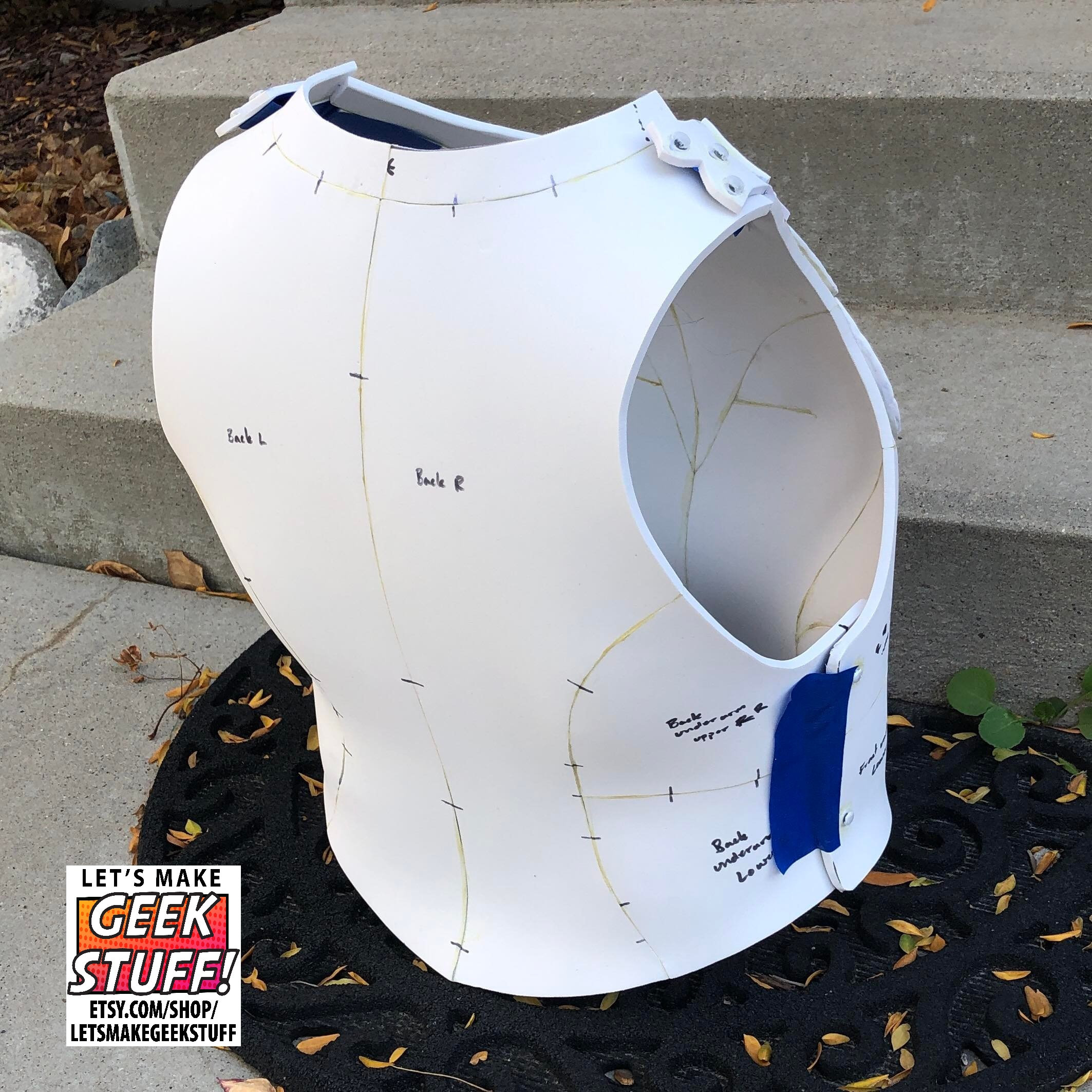 Elven Queen Chest Armor : Digital Pattern for EVA Foam and ...