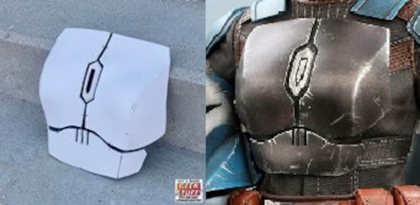 Digital Pattern: Female Bo-katan Mandalorian Armor Mando Chest Piece ...