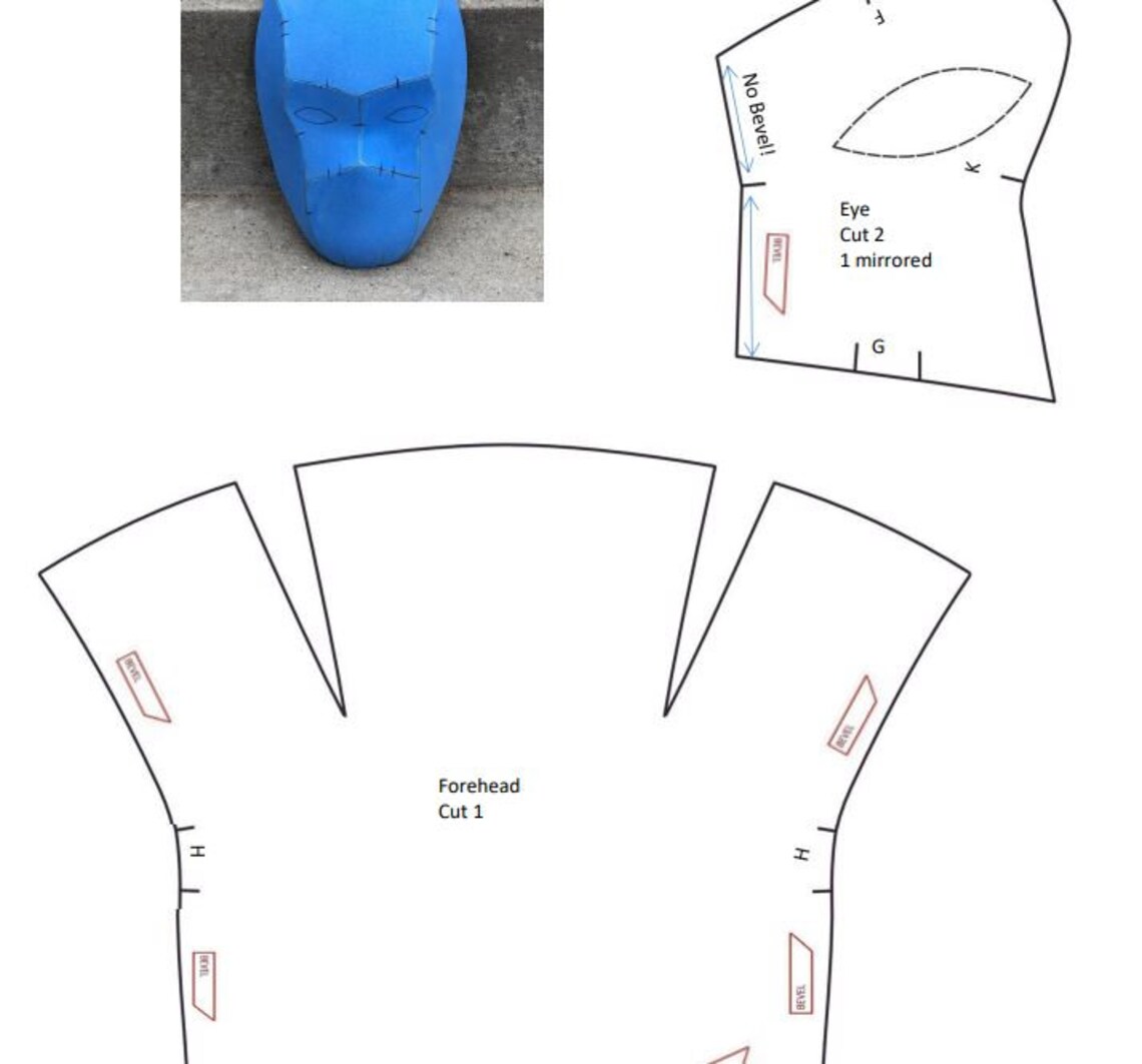 Three Basic Foam Mask Digital Patterns: Heart, Square, & Oval - Etsy